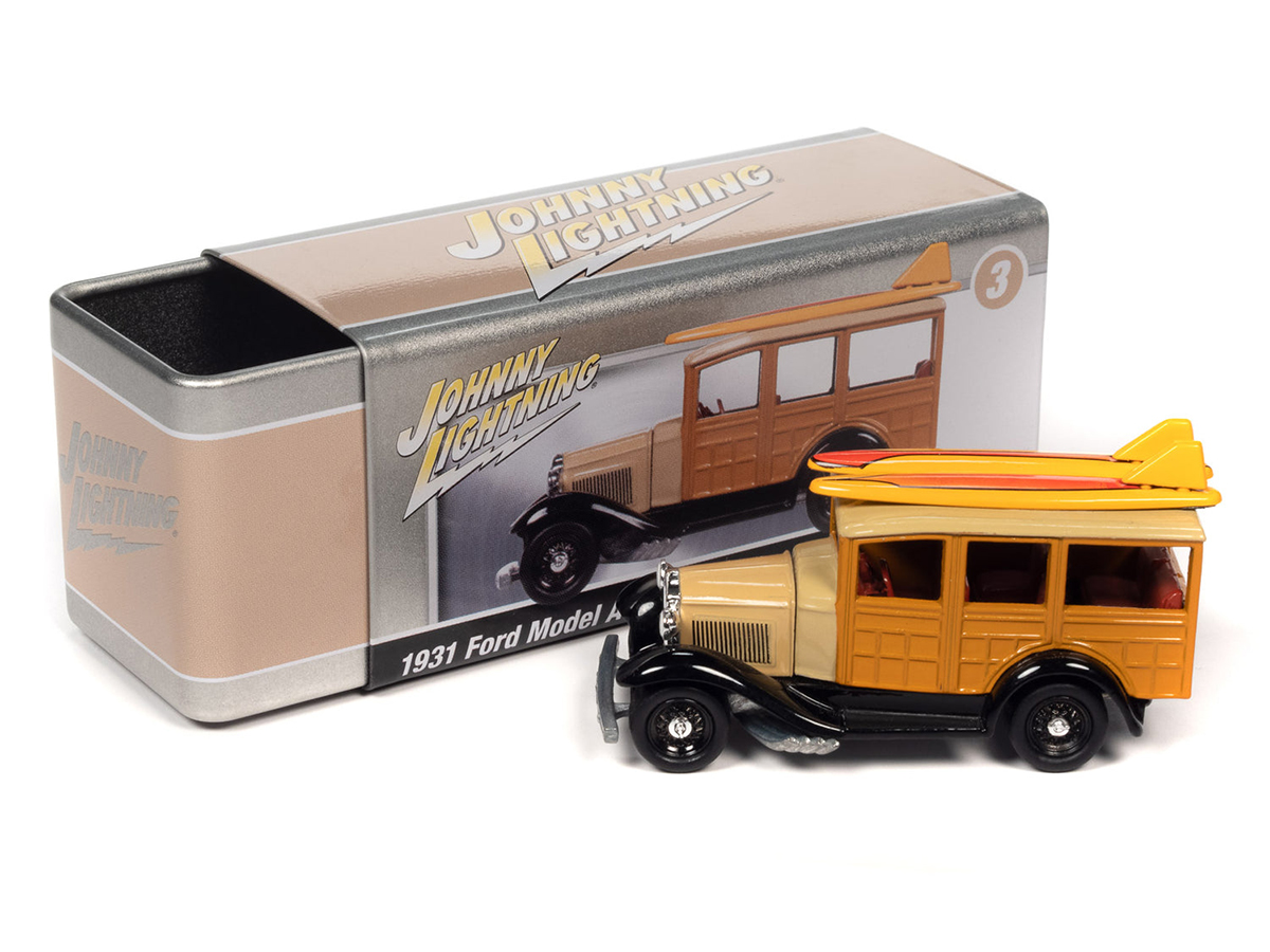 Ford Model A Woody 1931 Release 1B 2022 1:64 Johnny Lightning Collector ...