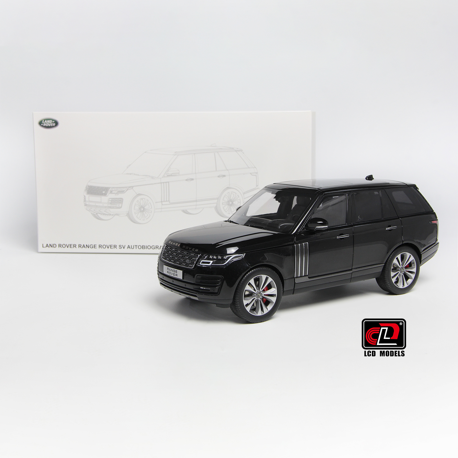 Range Rover SV Autobiography Dynamic 1:18 LCD Models Preto - 18 anos ...