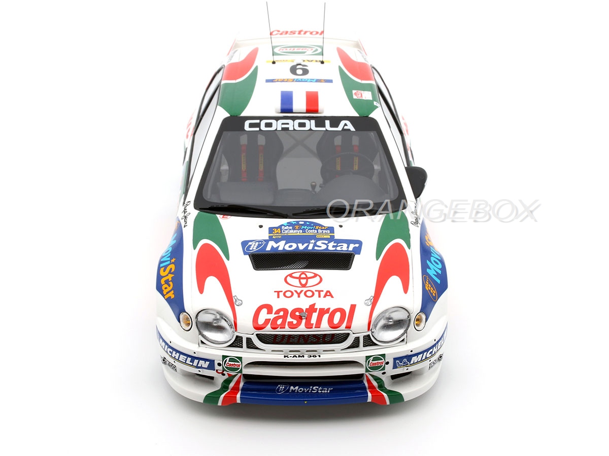 PRÉ-VENDA *** Toyota Corolla Rally WRC 1998 1:18 OttOmobile - 18 anos! Loja on-line de ...