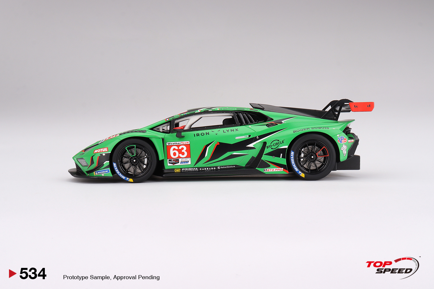 Lamborghini Huracán GT3 EVO2 Iron Lynx 2023 IMSA Daytona 24 Horas 1:18 ...