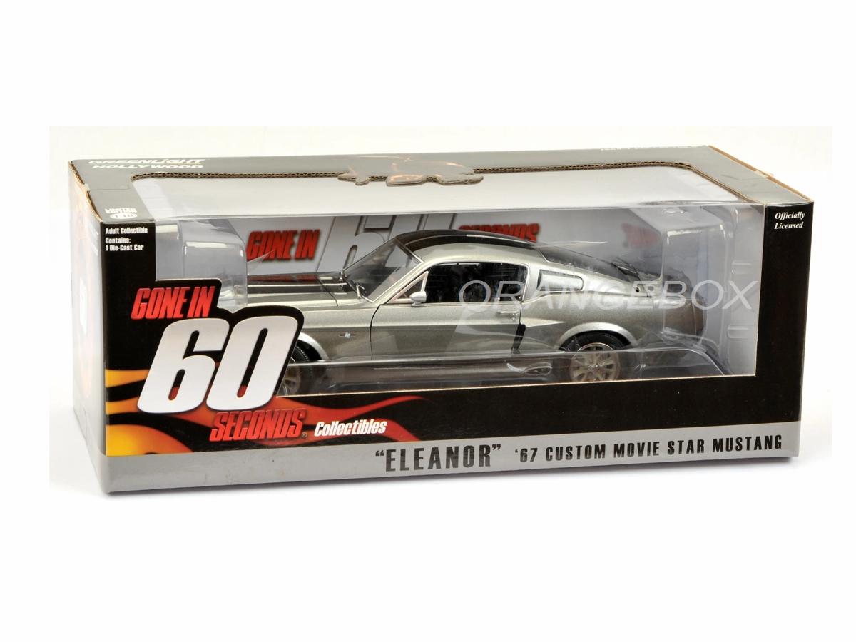 Mustang Shelby 1967 Eleanor 60 Segundos Greenlight 1:18 - 19 anos! Loja on-line de miniaturas ...