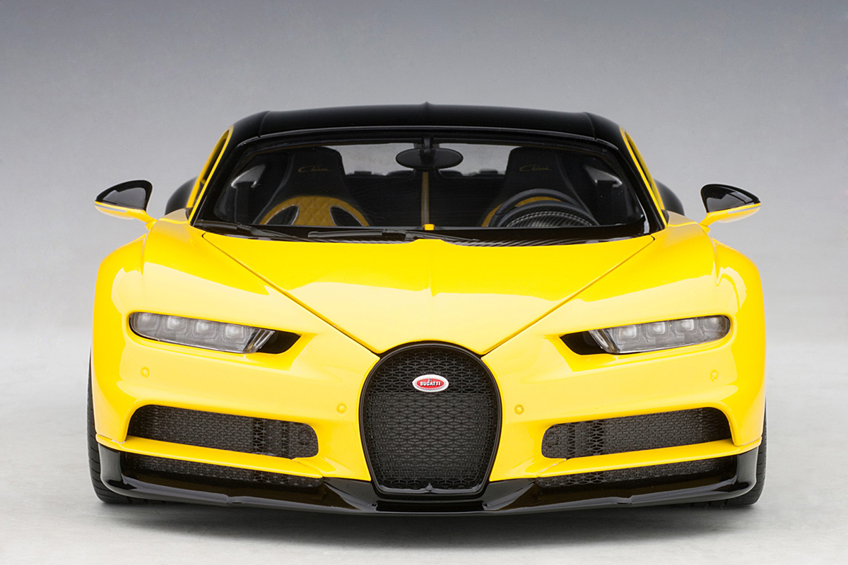 Bugatti Chiron 2017 1:18 Autoart Amarelo - 19 anos! Loja on-line de ...