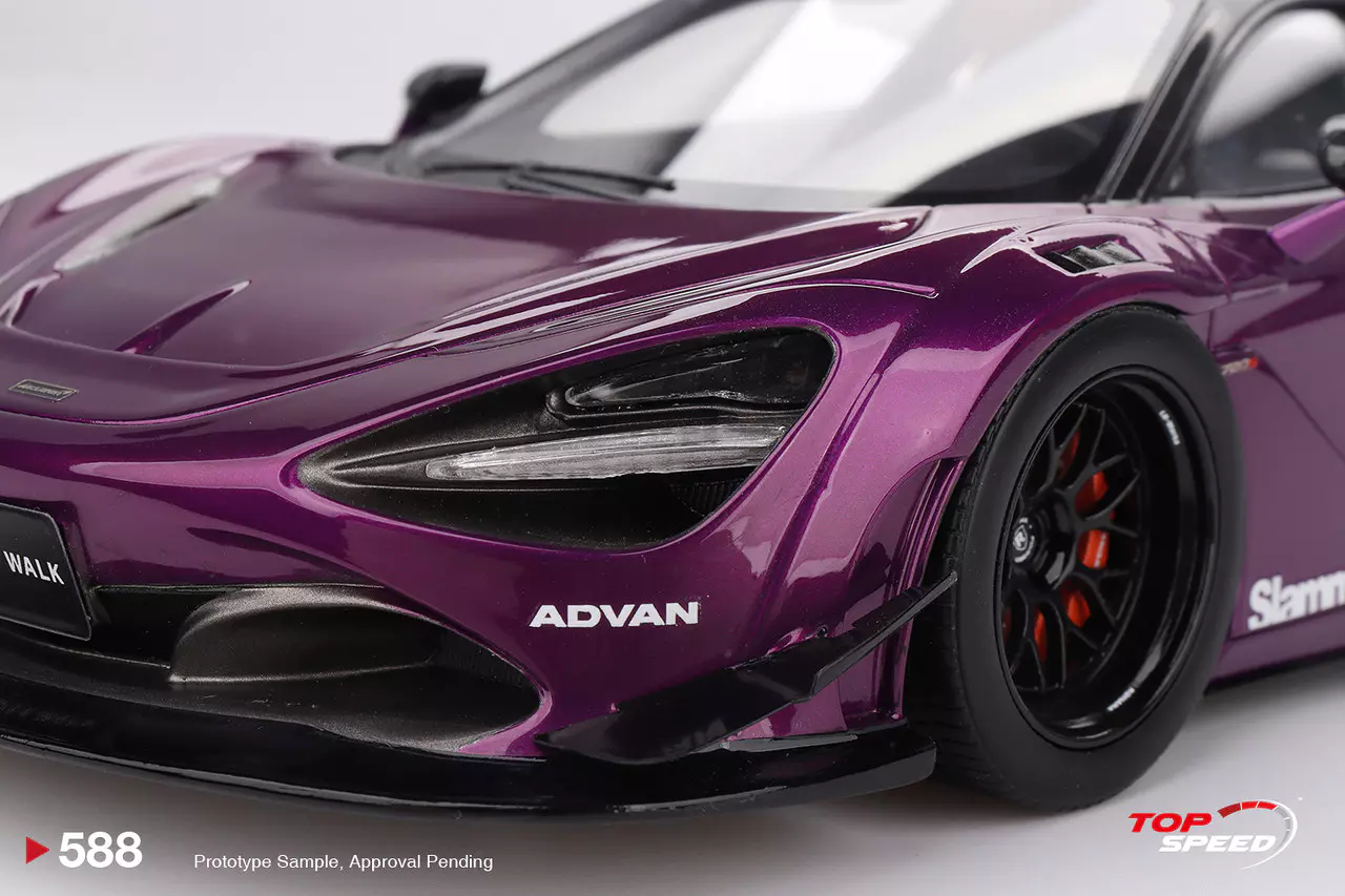 McLaren 720S LB Works Liberty Walk 1:18 TopSpeed Purple - 20 anos! Loja ...