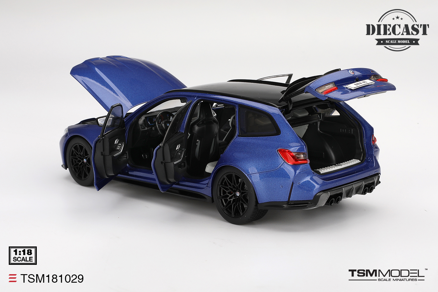 BMW M3 Touring M Portimao Blue Metallic 1:18 TSM Model - 20 anos! Loja ...