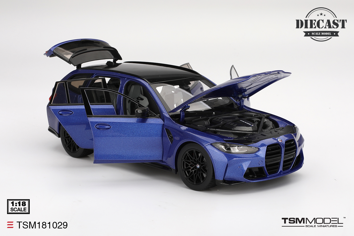 BMW M3 Touring M Portimao Blue Metallic 1:18 TSM Model - 20 anos! Loja ...