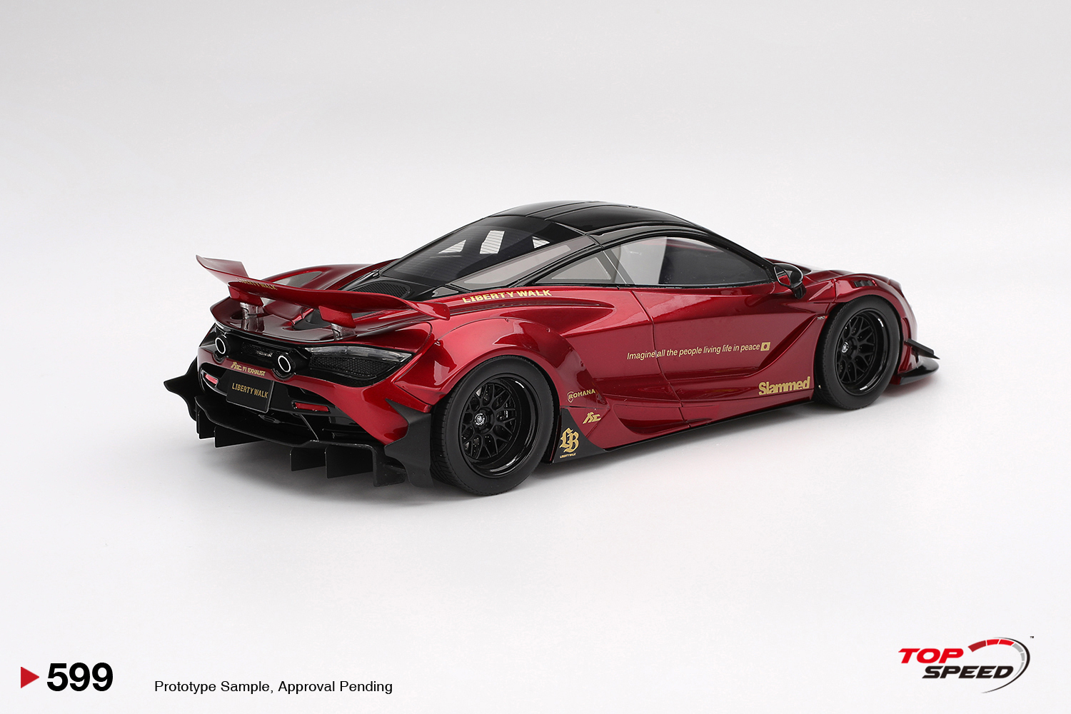 McLaren 720S LB Works Liberty Walk 1:18 TopSpeed Vermelho - 20 anos ...