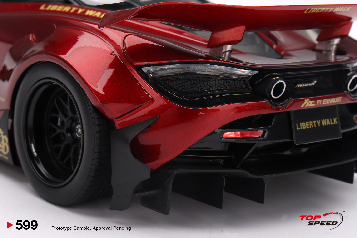 McLaren 720S LB Works Liberty Walk 1:18 TopSpeed Vermelho - 20 anos ...