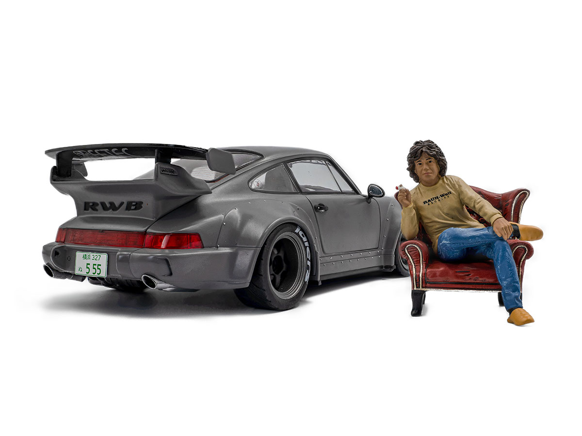 Porsche Rwb Bodykit Nardo Grey 2024 Akira Nakai Figure 1 18 Solido 19 Anos Loja On Line De