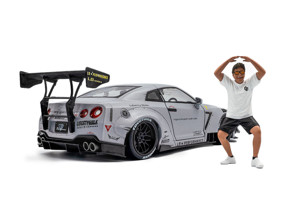 Nissan Gt R R35 Liberty Walk Body Kit Type 20 2024 Kato San Figure 118 Solido 19 Anos 