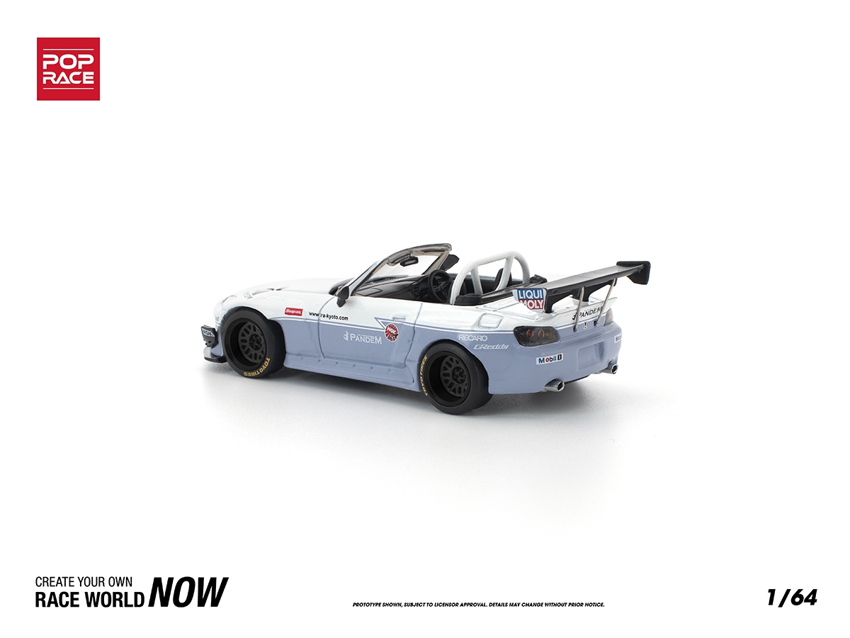 Honda S2000 Pandem Body Kit 1:64 POP RACE Branco - 20 anos! Loja on ...