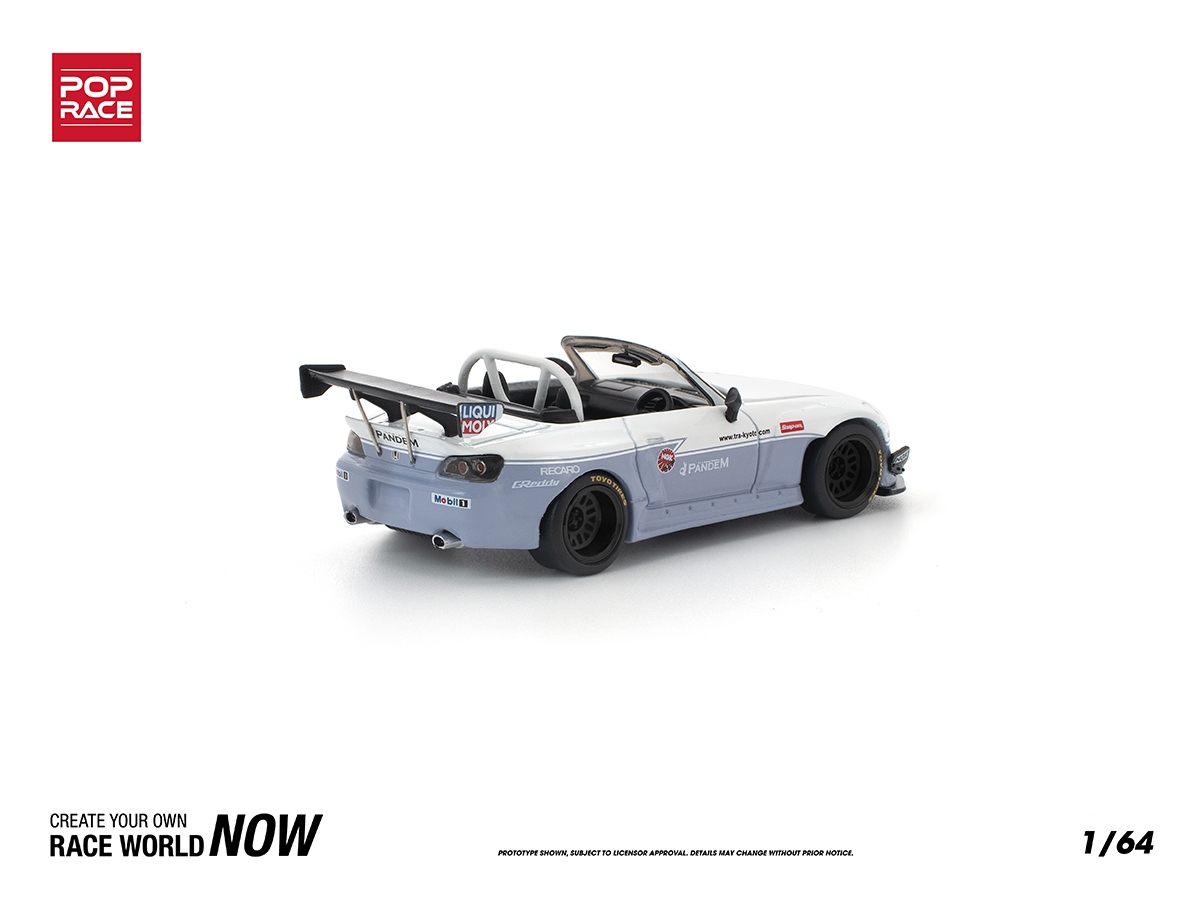 Honda S2000 Pandem Body Kit 1:64 POP RACE Branco - 20 anos! Loja on ...