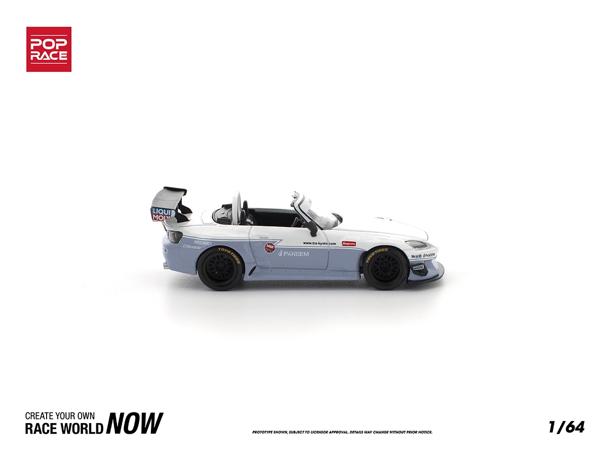 Honda S2000 Pandem Body Kit 1:64 POP RACE Branco - 20 anos! Loja on ...