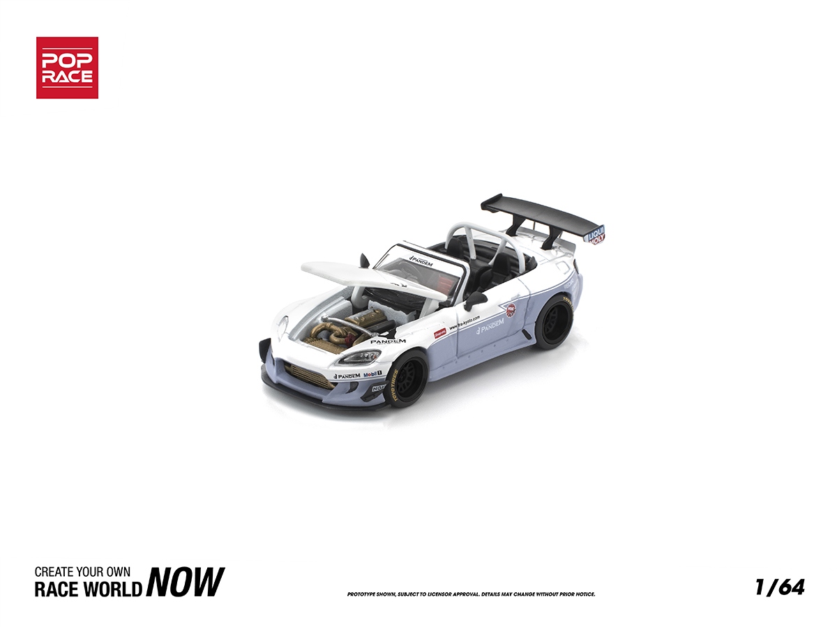 Honda S2000 Pandem Body Kit 1:64 POP RACE Branco - 20 anos! Loja on ...