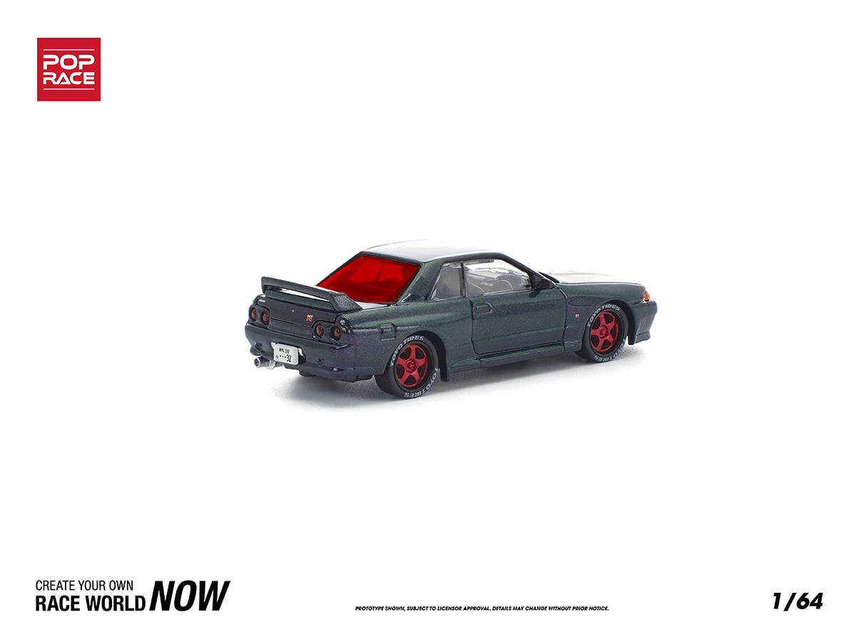 Nissan Skyline GT-R R32 Ghost Chameleon 1:64 POP RACE - 20 anos! Loja ...
