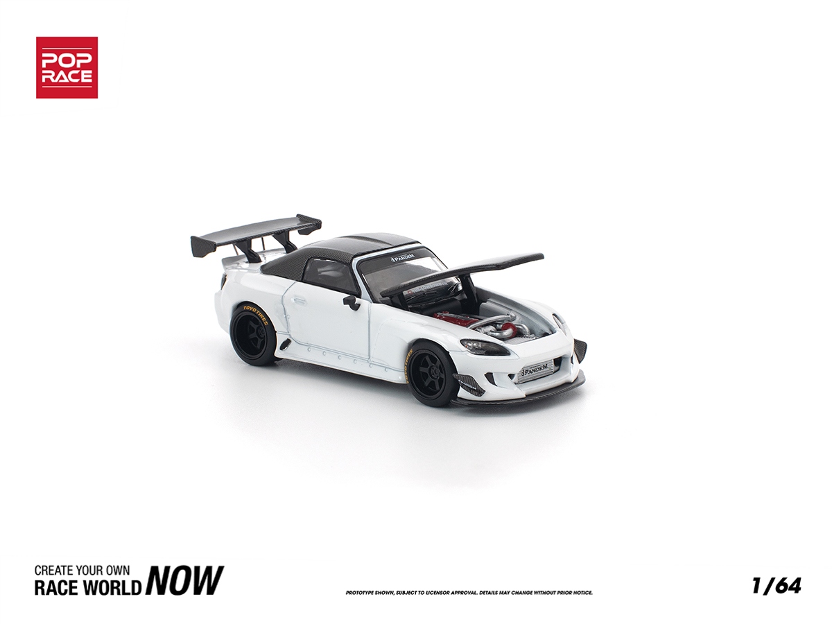 Honda S2000 Pandem Body Kit Softtop 1:64 POP RACE - 20 anos! Loja on ...
