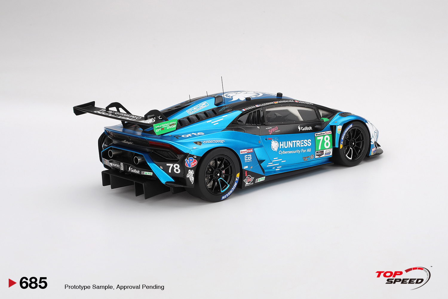Lamborghini Huracán GT3 EVO2 #78 Forte Racing 2025 IMSA 24Hs Daytona 1: ...