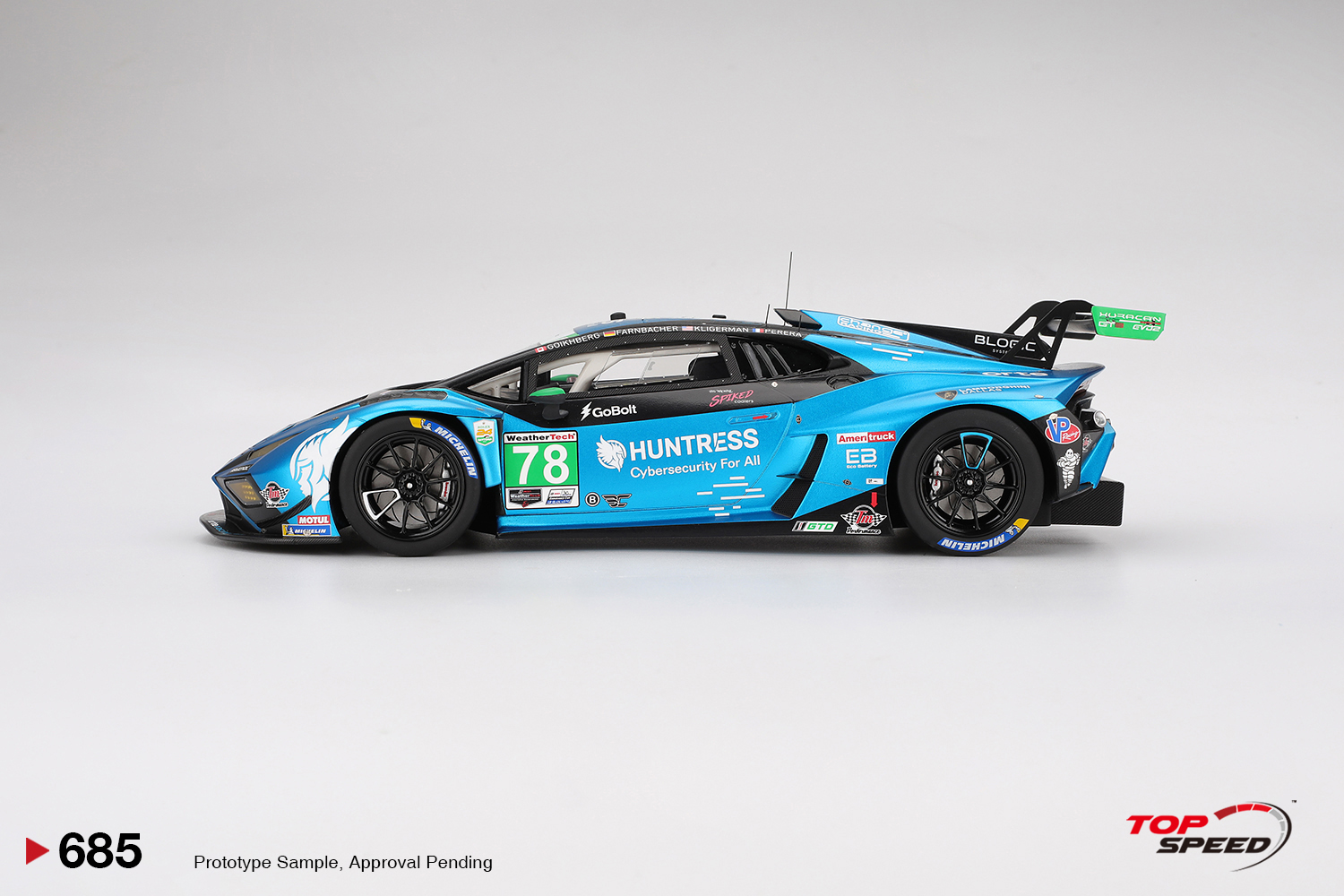 Lamborghini Huracán GT3 EVO2 #78 Forte Racing 2025 IMSA 24Hs Daytona 1: ...