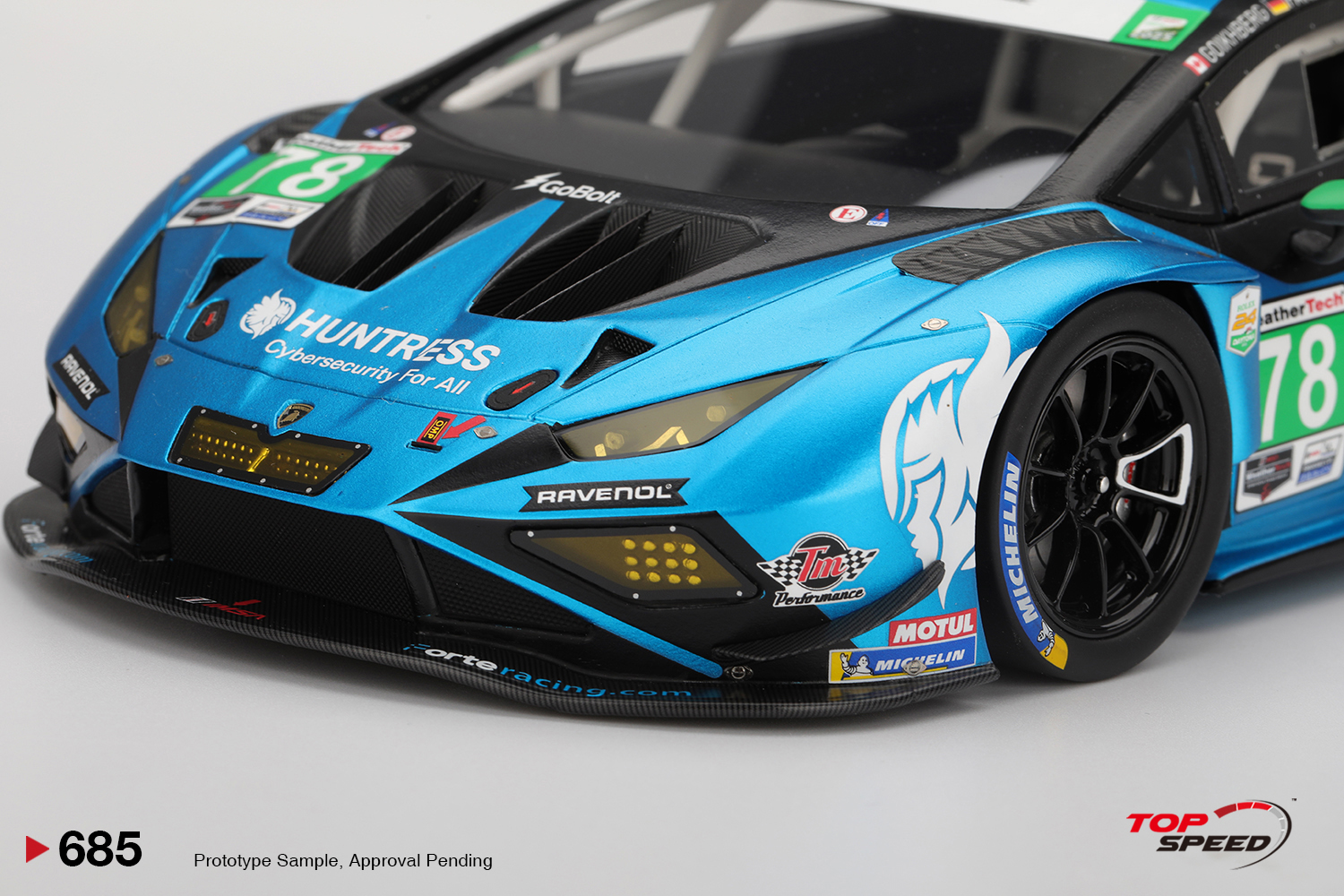 Lamborghini Huracán GT3 EVO2 #78 Forte Racing 2025 IMSA 24Hs Daytona 1: ...