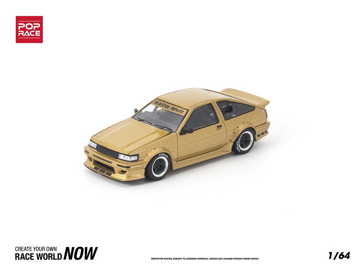 Toyota AE86 RWB 1:64 POP RACE - 20 anos! Loja on-line de miniaturas ...