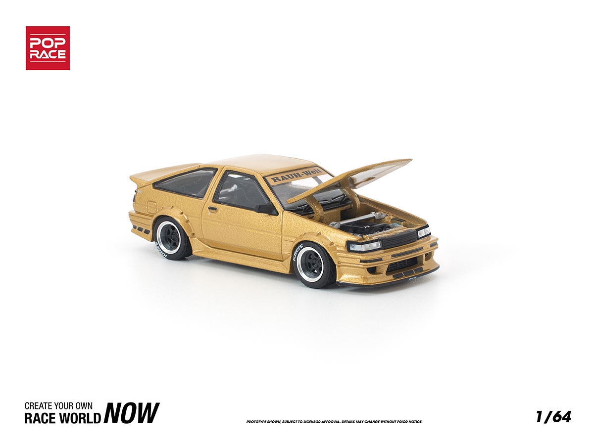 Toyota AE86 RWB 1:64 POP RACE - 20 anos! Loja on-line de miniaturas ...
