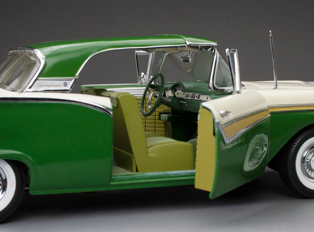 Ford Fairlane 500 Skyliner 1957 1:18 Sunstar Verde - 19 anos! Loja on ...