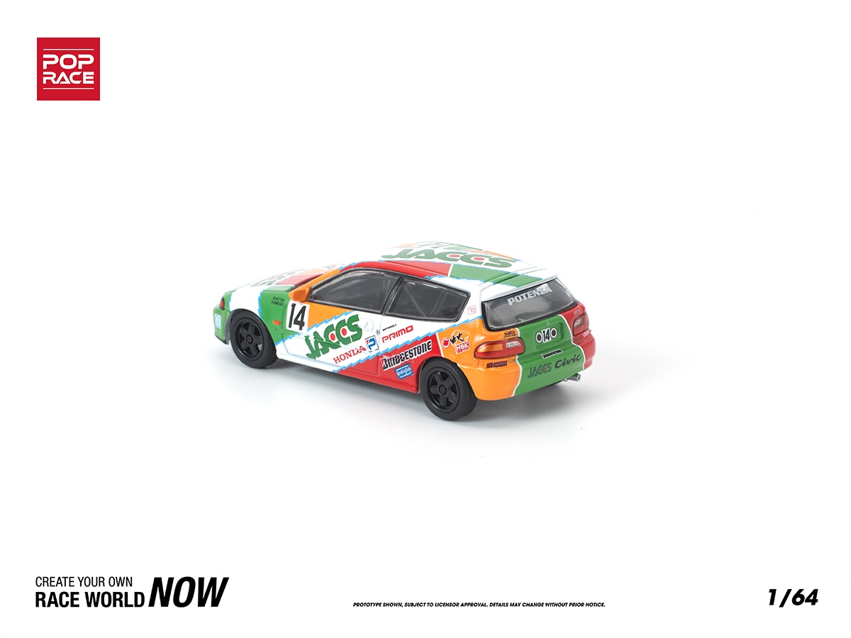 Honda Civic (EG6) JACCS 1:64 POP RACE - 20 anos! Loja on-line de ...