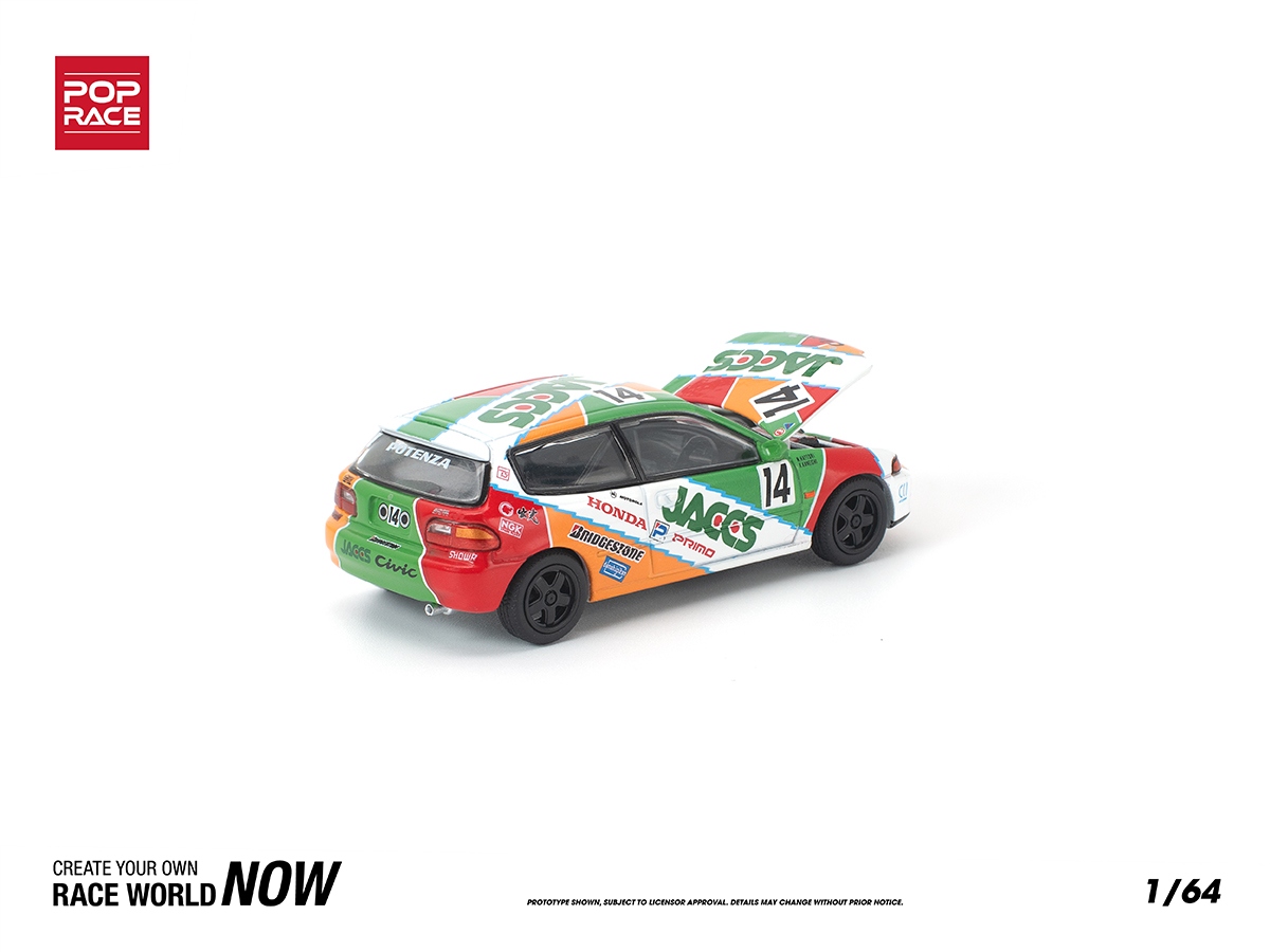 Honda Civic (EG6) JACCS 1:64 POP RACE - 20 anos! Loja on-line de ...