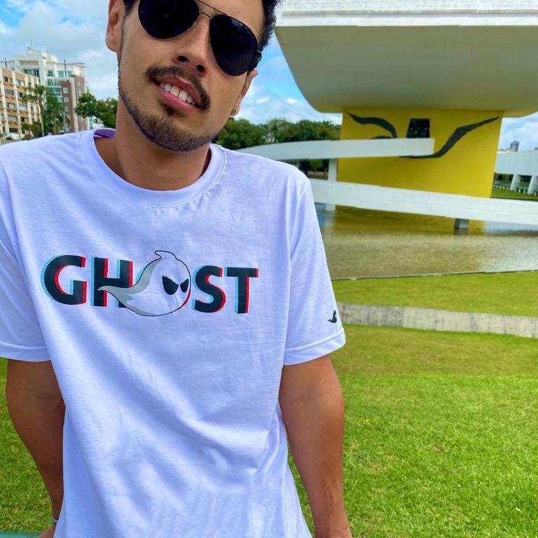 Camiseta Classic Ghost Guy - Branca - Ghost Guy