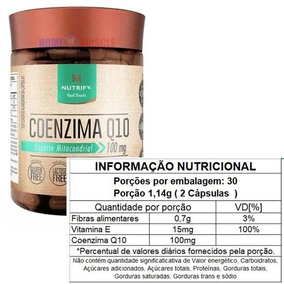 Coenzima Q10 - 60 Cápsulas - Nutrify - Alquimia Nutricion - Suplementos Alimentares e ...