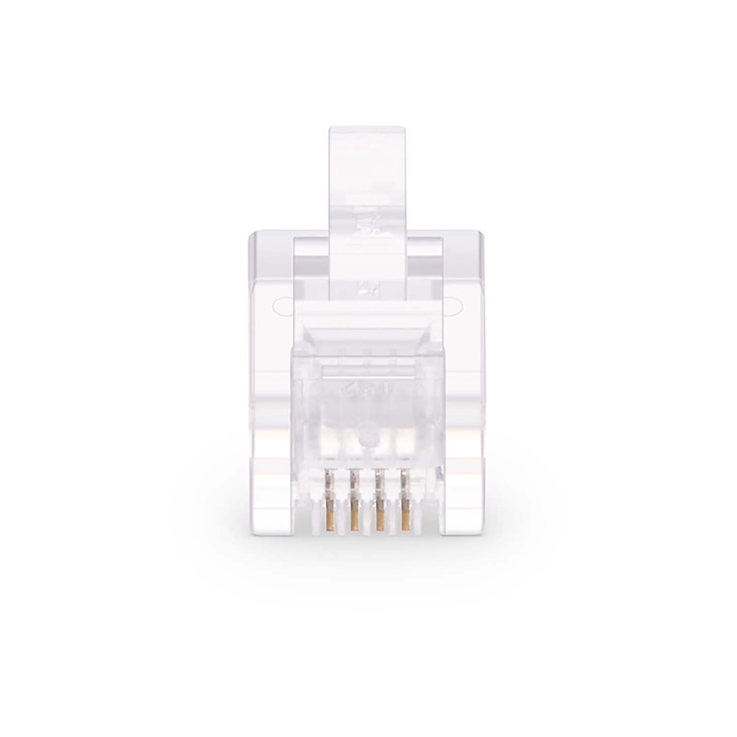 KIT Conector RJ11 Macho 6x4 CAT 3 RoHS 10 peças - Lojamatel