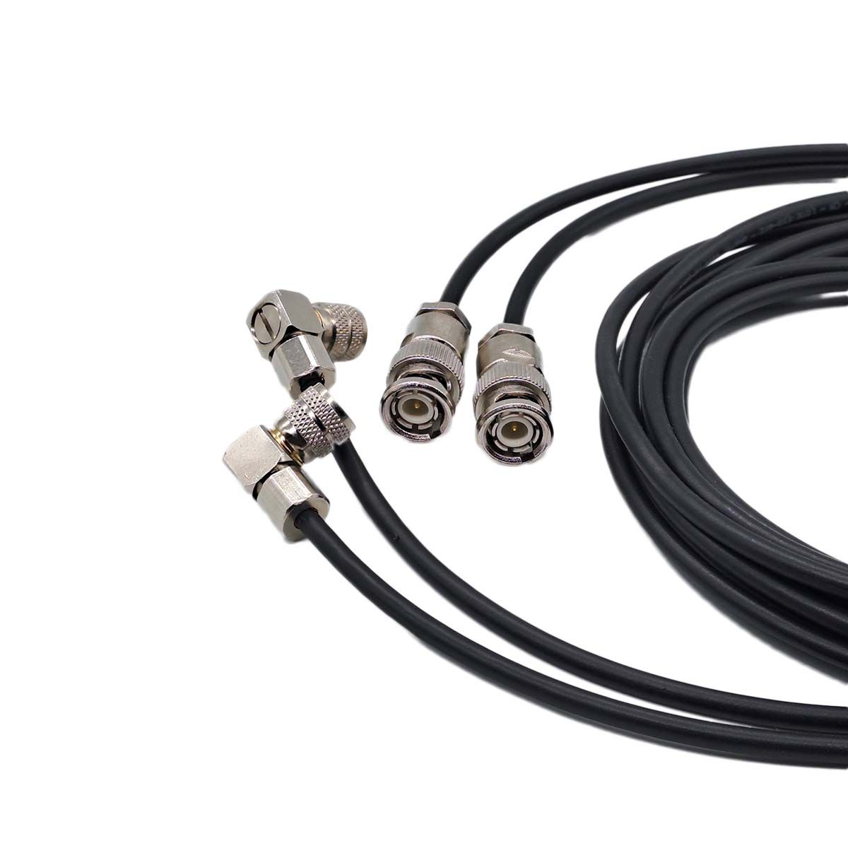 KIT Cabo Coaxial E1(0,4/2,5 75 Ohms) BNC-M x IEC-M 2m (PAR) - Lojamatel