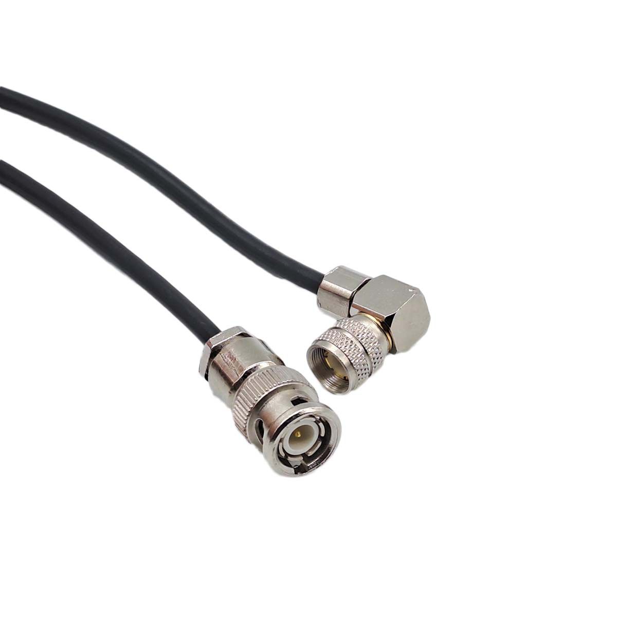 KIT Cabo Coaxial E1(0,4/2,5 75 Ohms) BNC-M x IEC-M 2m (PAR) - Lojamatel