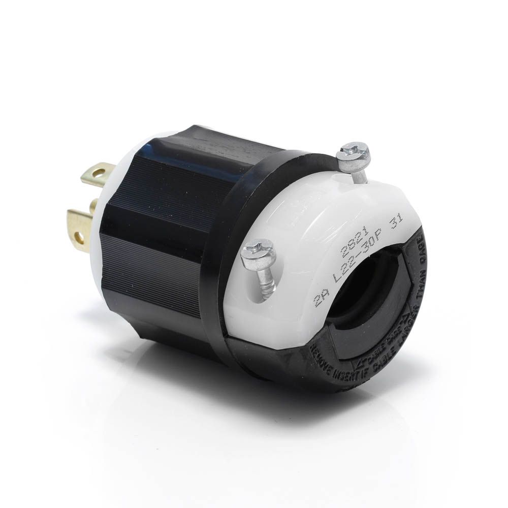 Plugue Padrão NEMA L22-30P 30A 277/480V 4P+T (2821) - Lojamatel
