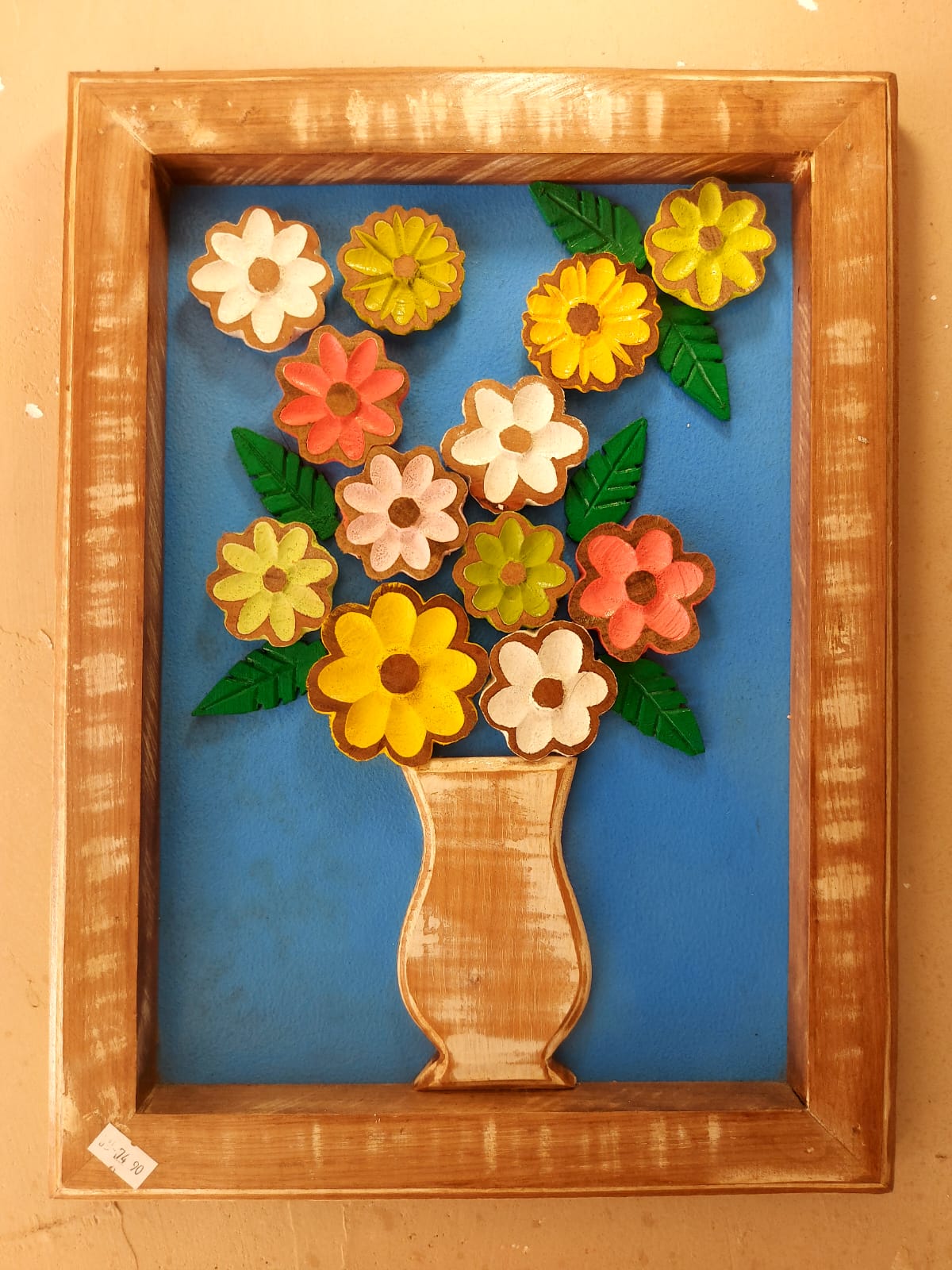 Quadro colorido madeira medio - Coisas da Geo - Artesanato mineiro e ...