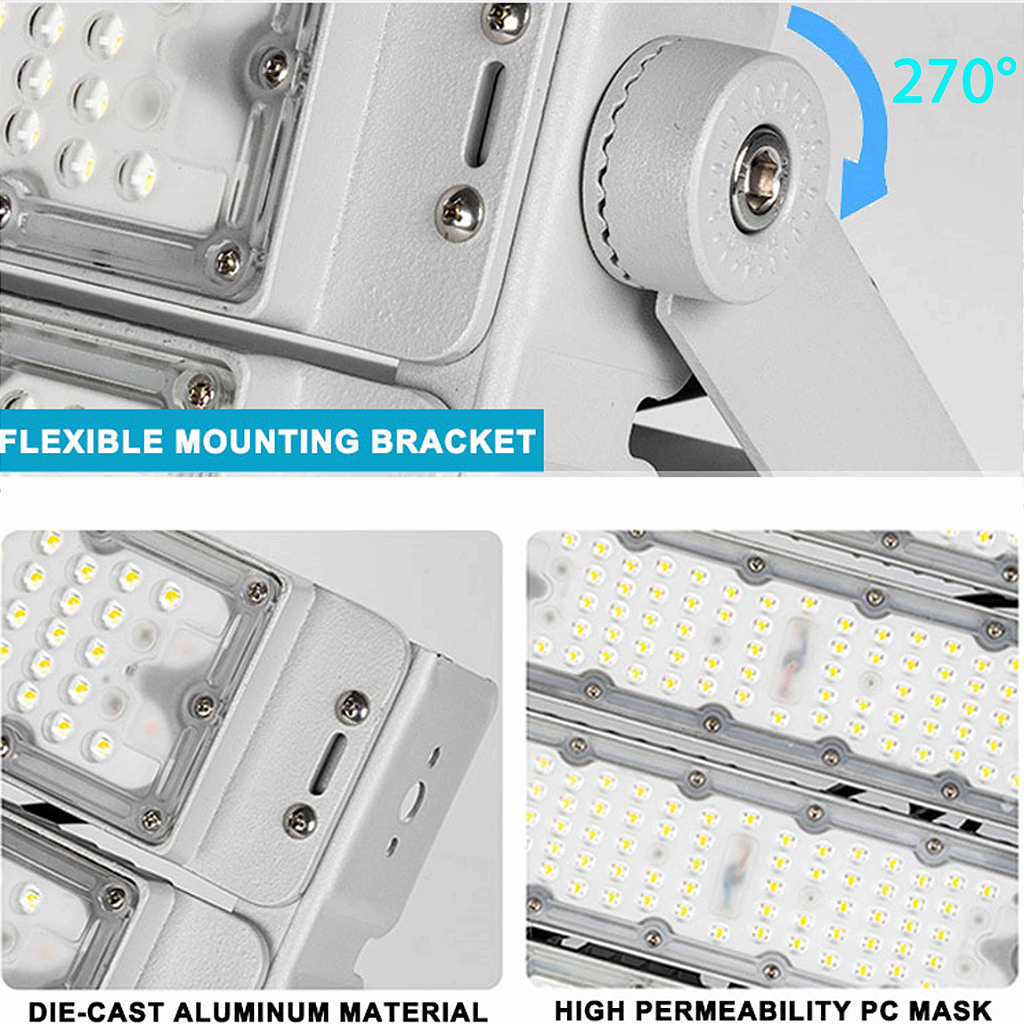 Refletor holofote modular LED 1000W 140000lm 5000K/6500K IP67. - Nova ...