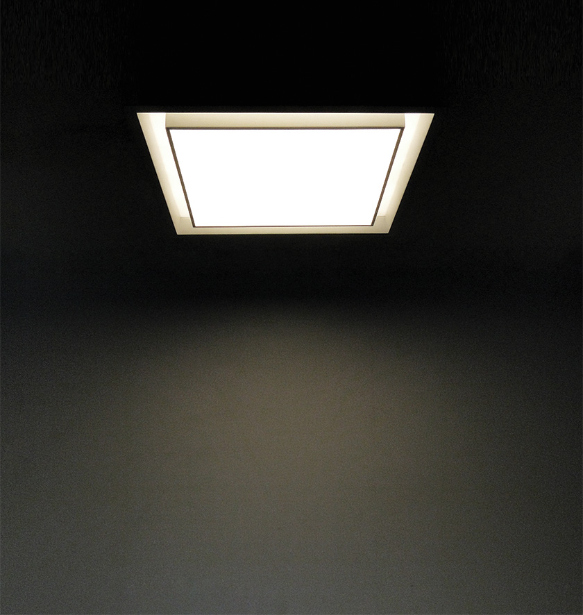 Luminária de Embutir LED Miradi Quadrado 5000K 34,7W Bivolt 8x40x40cm ...