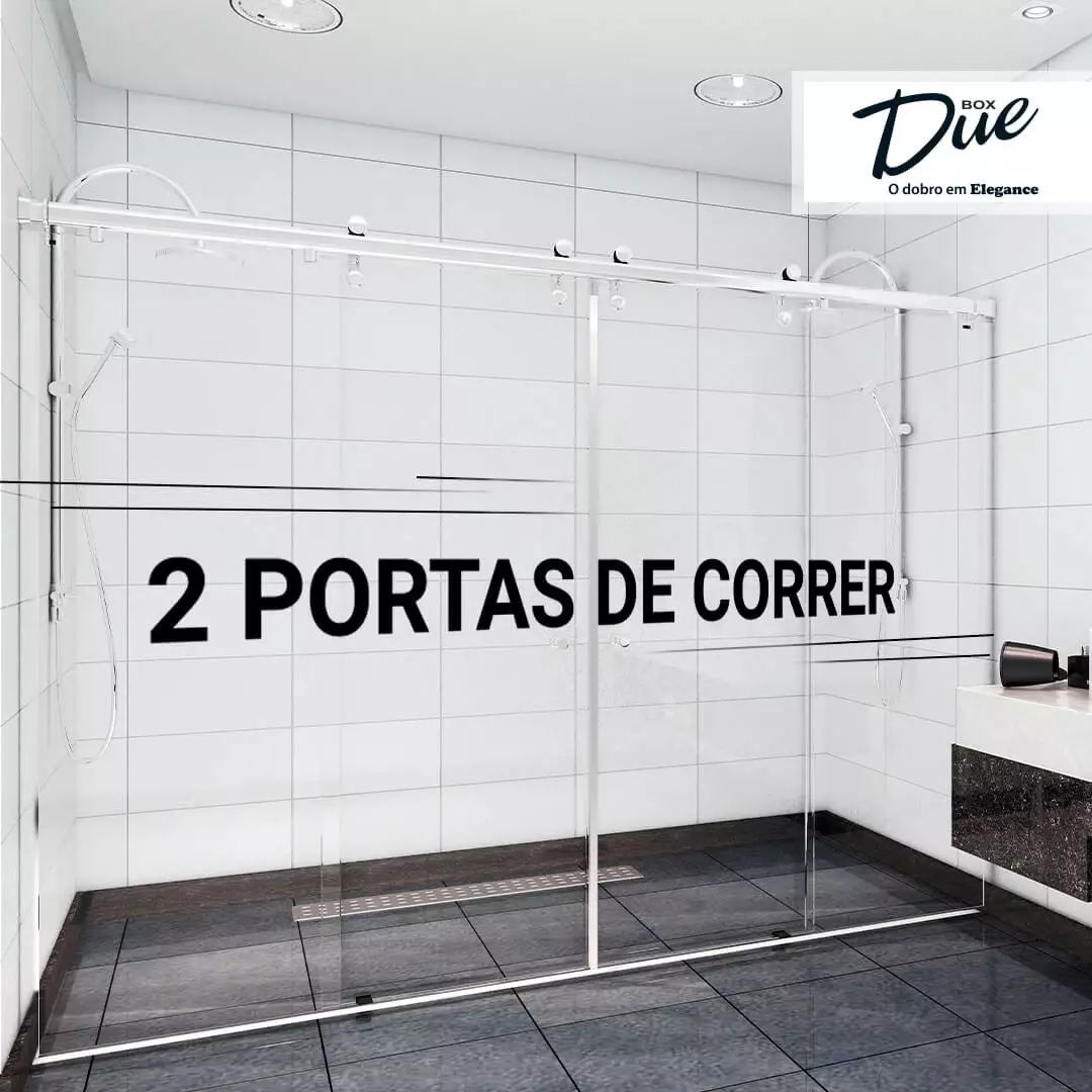 Kit Box Banheiro Elegance Due 04 Folhas 3,00(L)x2,00mts(A) - Wizilux ...