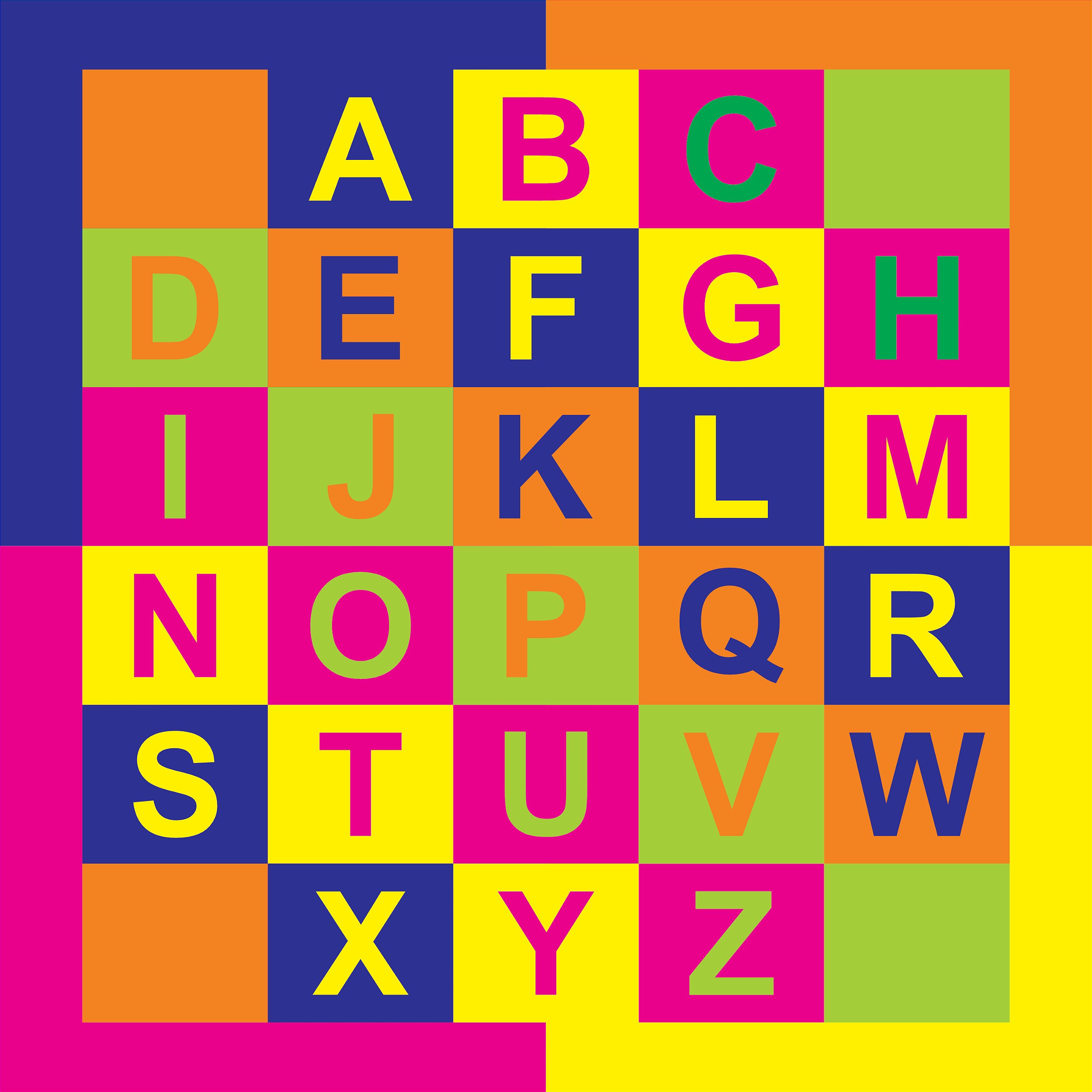 Tapete de Letras Alfabéticas - Loja Sempre Fácil