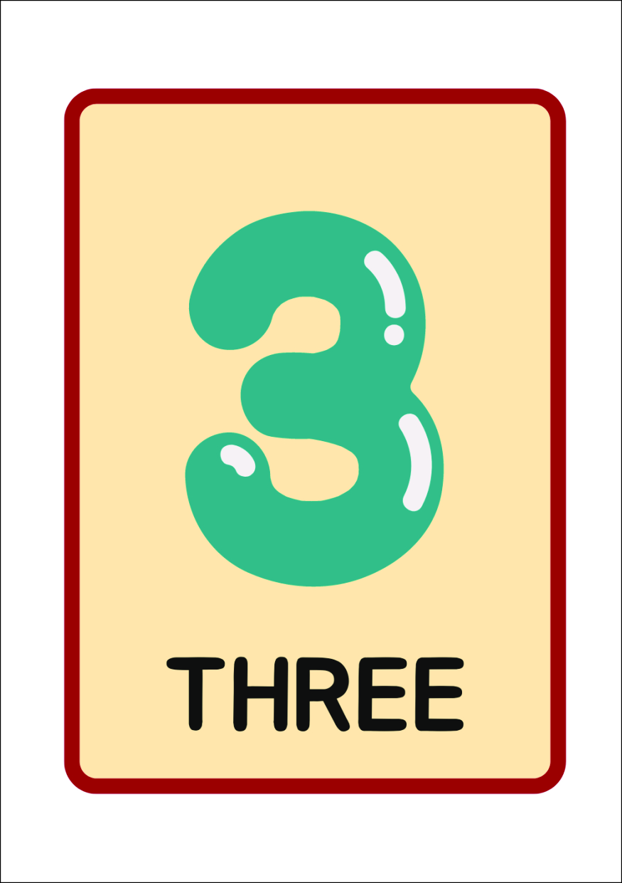 Placa Números - Numbers 0 at 30 - Loja Sempre Fácil