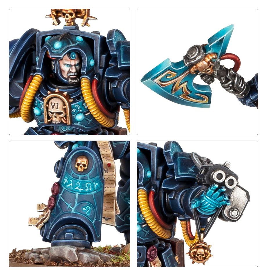 Librarian in Terminator Armour Space Marines - Big Jogos | Warhammer ...