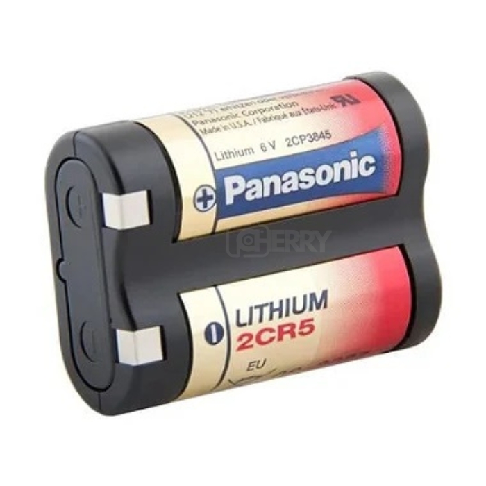 Bateria Panasonic Lithium 6V – 2CR-5MPA/1B - Cherry Foto + Eletrônicos