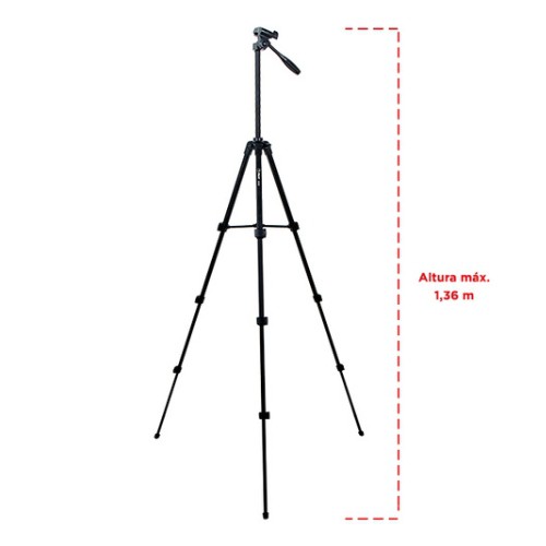 Tripé Nest Nt-510 para Câmera e Smartphones - Cherry Foto + Eletrônicos