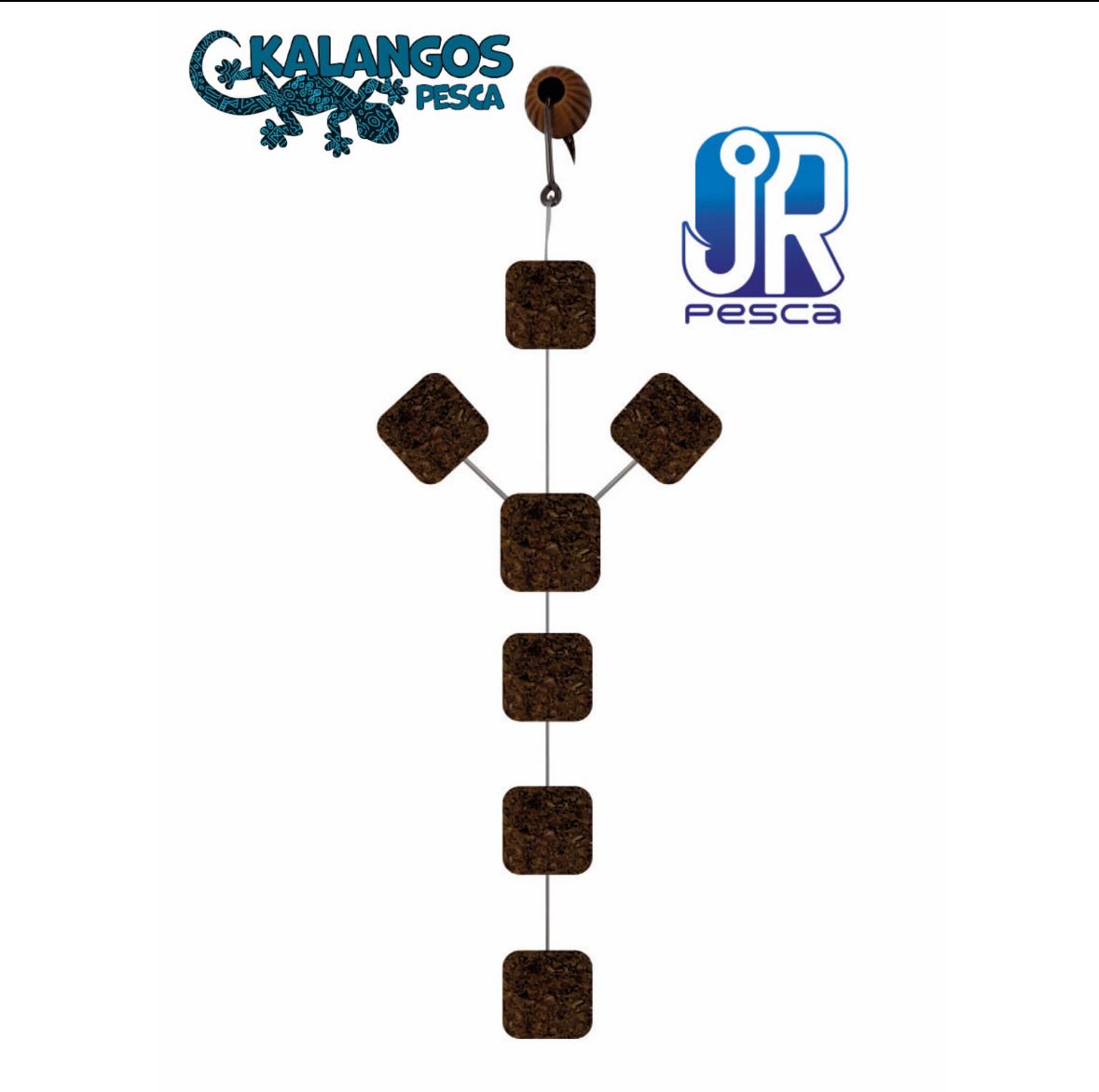 Manhoso Chifrão JR Pesca 12mm - Kalangos Pesca