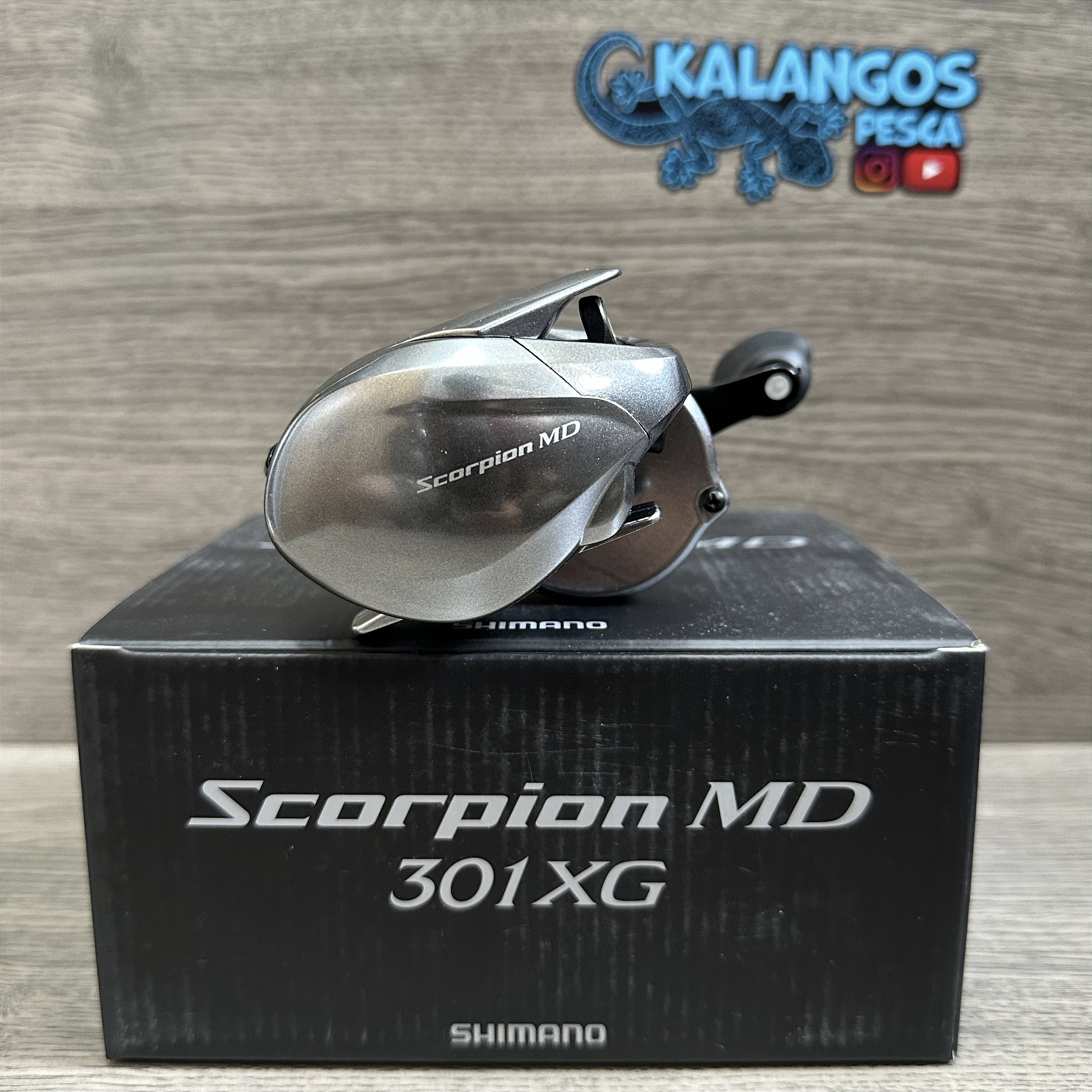 Carretilha Shimano Scorpion MD 301 XG - Kalangos Pesca