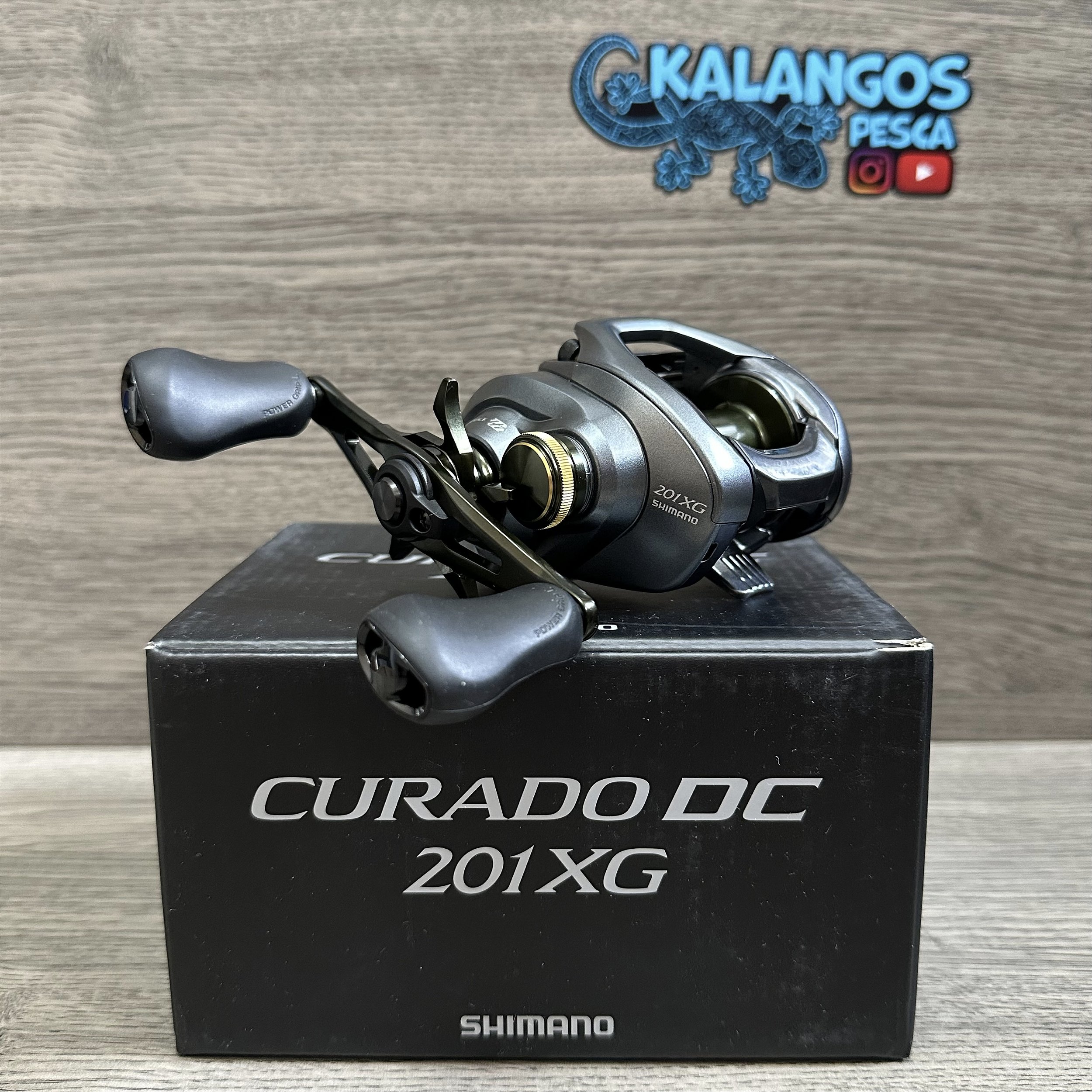 Carretilha Shimano Curado DC 201 XG - Kalangos Pesca