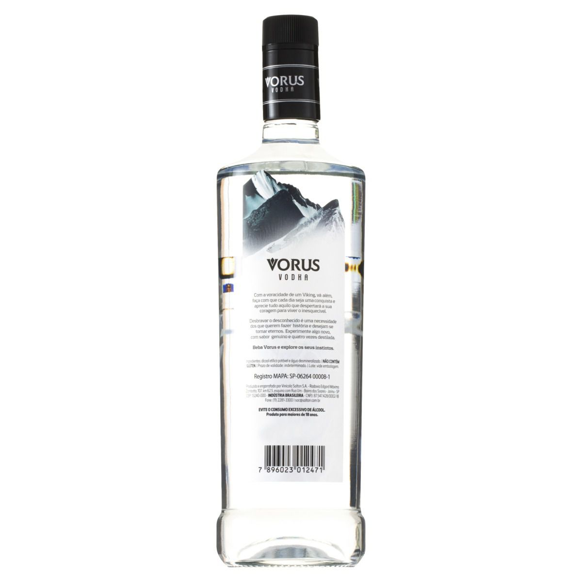 Vodka Vorus Tradicional 1000ml - Compre Bebidas Online - Whisky, Vodka ...