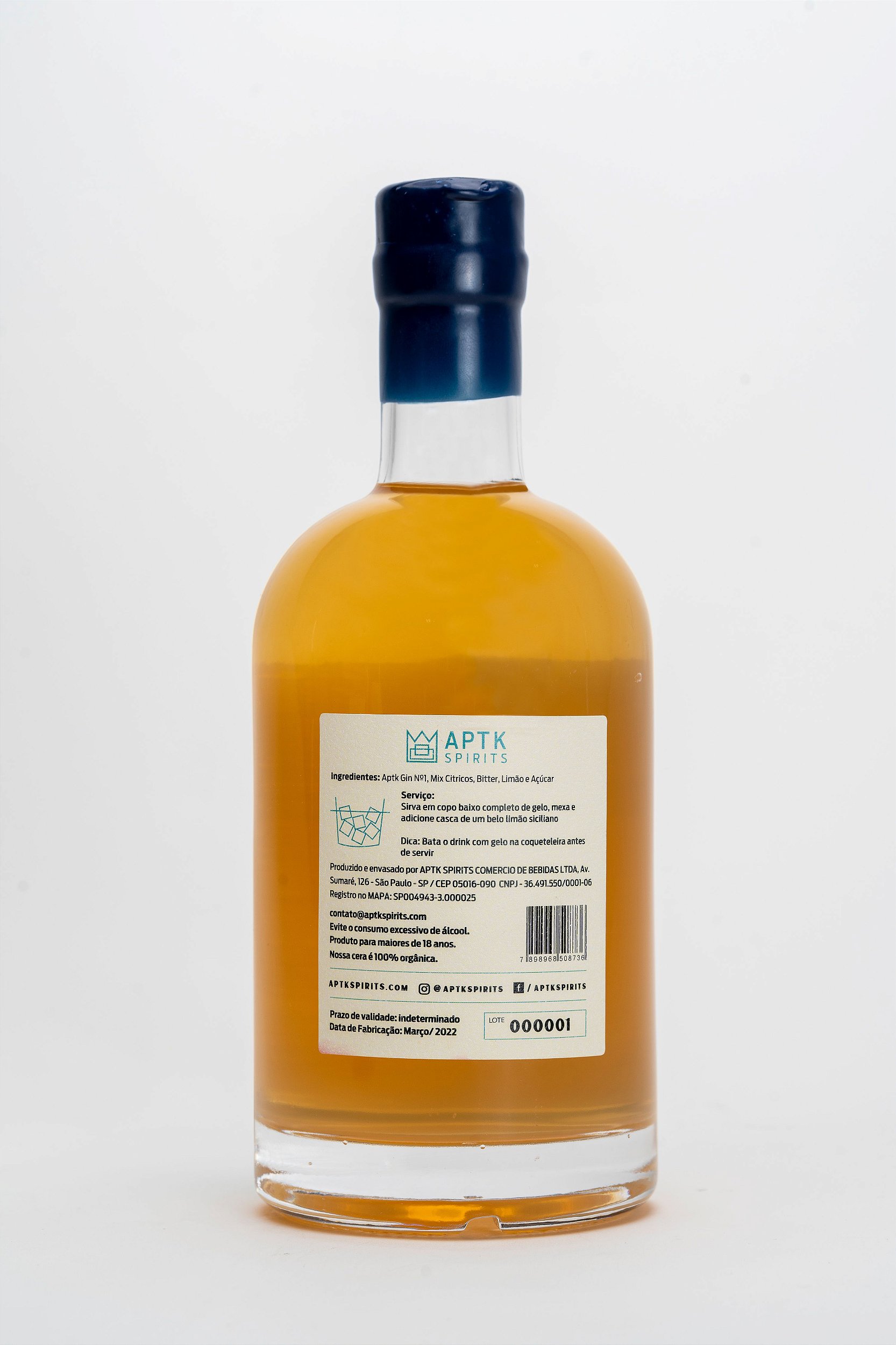 Aperitivo Fitzgerald APTK 750ml - Compre Bebidas Online - Whisky, Vodka, Tequila, Vinho, Champagne