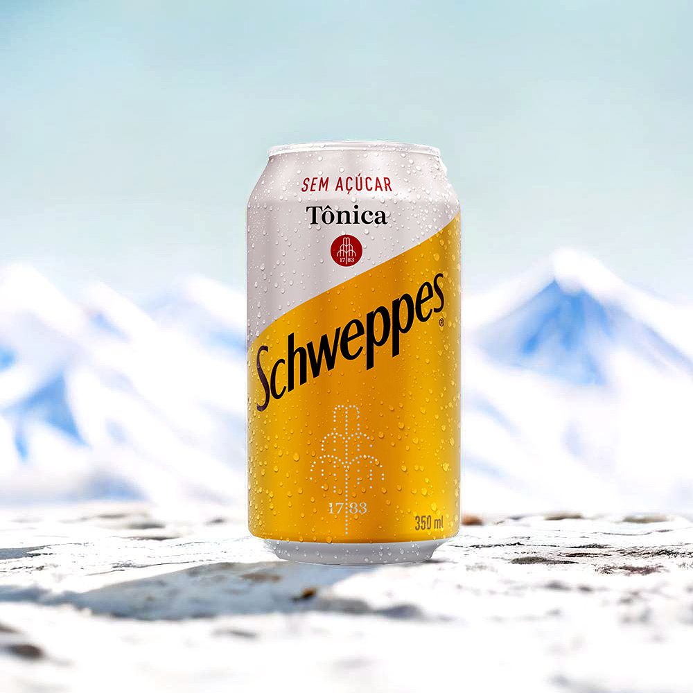 Schweppes Zero Açúcar Refrigerante Tônica Lata De 350ml - Compre ...