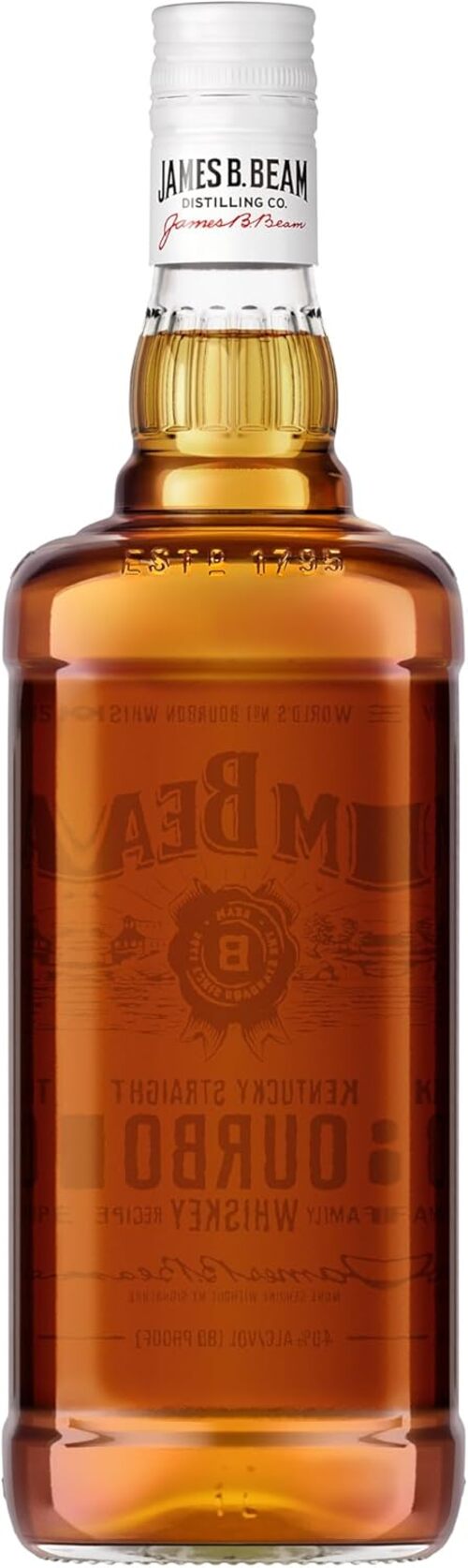 WHISKY BOURBON JIM BEAM WHITE 1000ML - Compre Bebidas Online - Whisky, Vodka, Tequila, Vinho ...