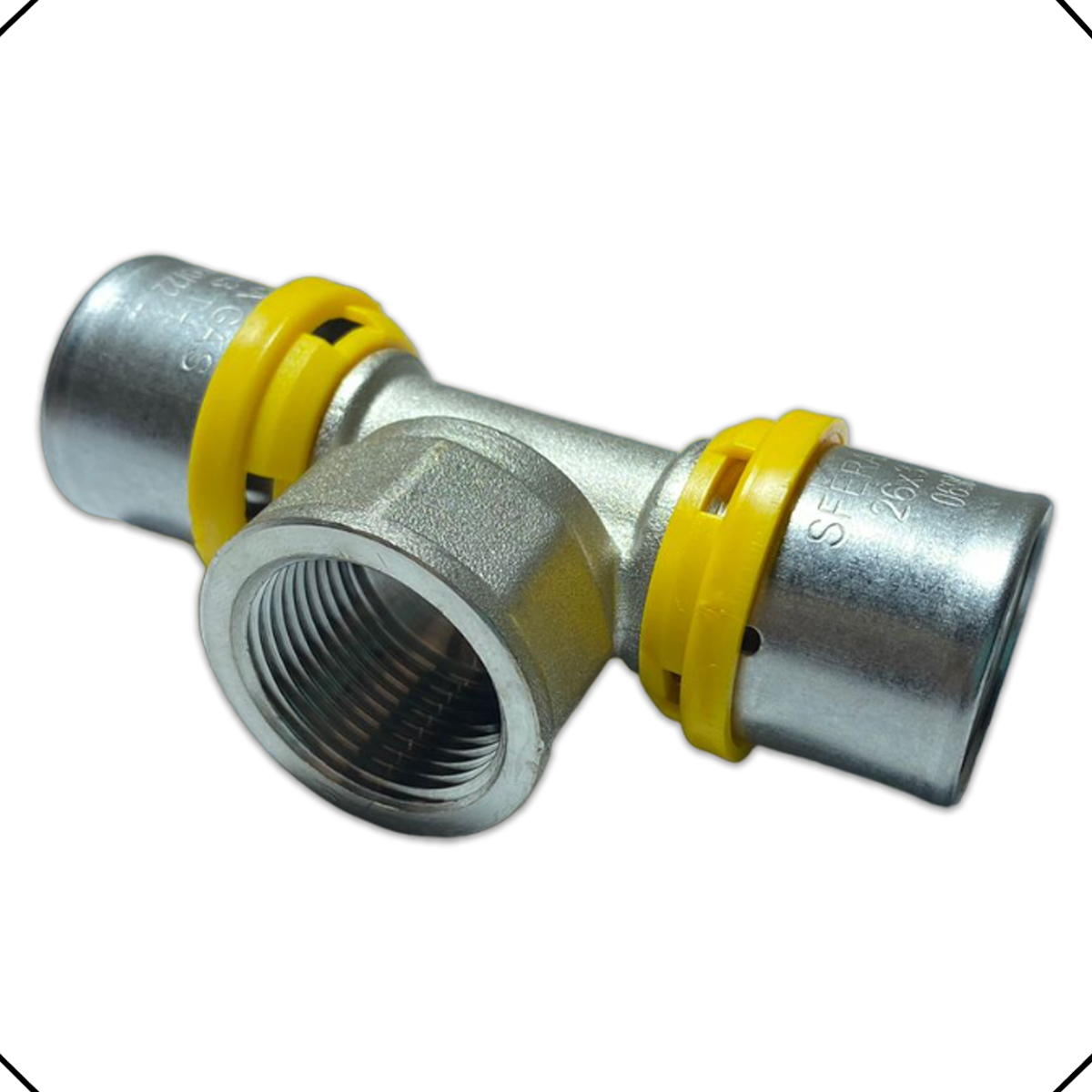 TE ROSCA CENTRAL 26 MM X 3/4F X 26 MM MULTICAMADA GAS - EMMETI - FORGÁS ...